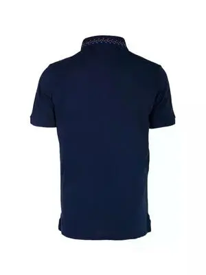 BOB Crochet-trim Chest-pocket Polo Shirt