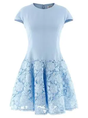 SELF-PORTRAIT Crepe Lace' Dress - Blue