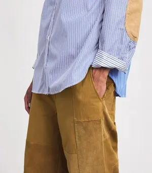 Junya Watanabe Cotton Patchwork Trousers