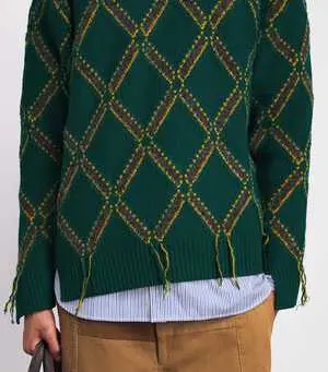 Junya Watanabe Wool Intarsia Sweater