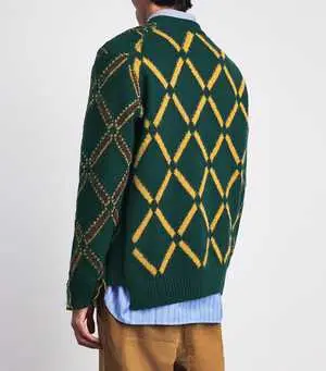 Junya Watanabe Wool Intarsia Sweater