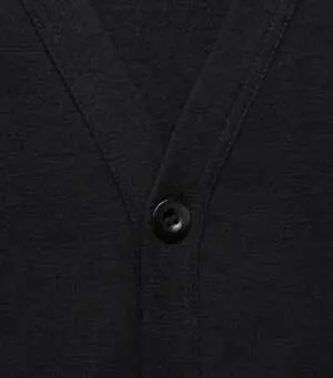 Junya Watanabe Wool Leather-patch Cardigan