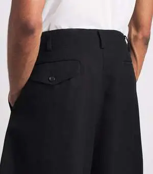 Comme Des Garçons Wool Balloon Wide-leg Trousers