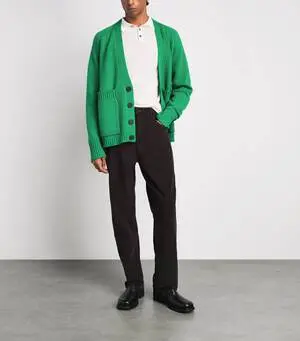 Studio Nicholson Wool V-neck Cardigan