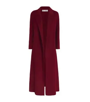 WOLK MORAIS Cashmere L'opera Long Coat - Red