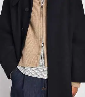 Studio Nicholson Merino Sandos Zip-up Cardigan