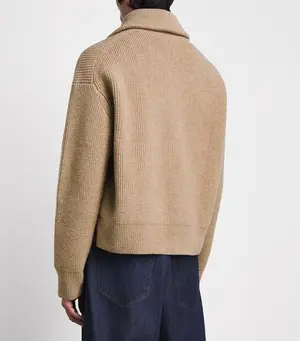 Studio Nicholson Merino Sandos Zip-up Cardigan