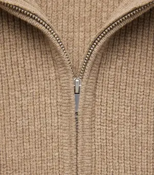 Studio Nicholson Merino Sandos Zip-up Cardigan