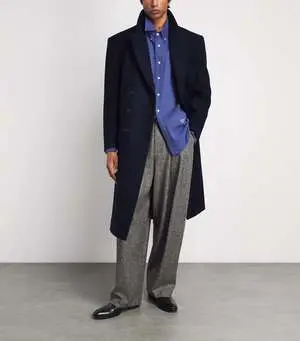 SYSTEM Wool-cashmere Double-breasted Coat