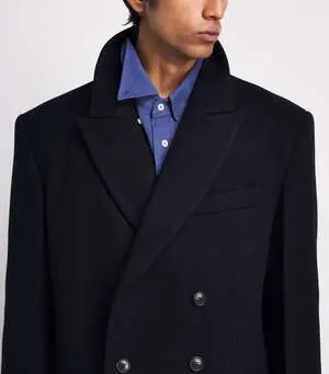 SYSTEM Wool-cashmere Double-breasted Coat