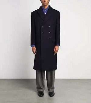 SYSTEM Wool-cashmere Double-breasted Coat