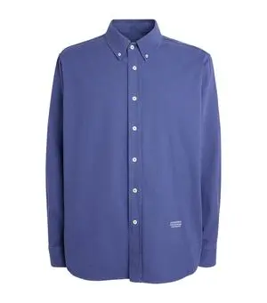 SYSTEM Cotton Printed Logo Shirt