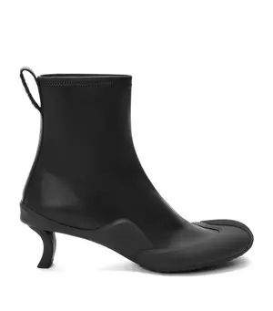 Loewe Leather Dive Ankle Boots 45 - Black