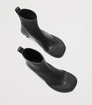 Loewe Leather Dive Ankle Boots 45