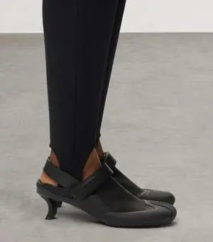 Loewe Leather Dive Slingback Mules 45