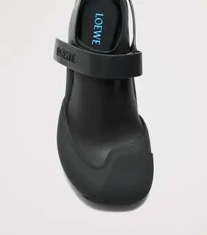 Loewe Leather Dive Slingback Mules 45