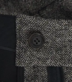 SYSTEM Wool-blend Double Pleated Trousers