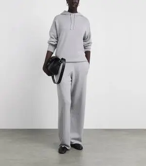 Harrods Cashmere Wide-leg Sweatpants