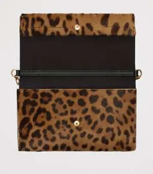 Burberry Calf Hair Leopard-print Cotswolds Wallet