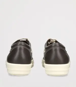 Rick Owens Leather Vintage Sneakers