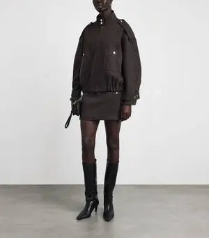 Maje Wool-blend Oversized Jacket