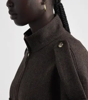 Maje Wool-blend Oversized Jacket