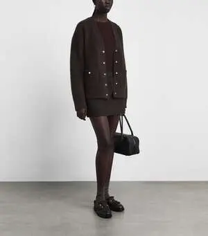 Maje Wool-blend Relaxed Cardigan