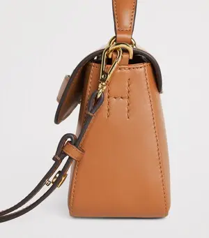 Harrods Leather Snaffle Top-handle Bag
