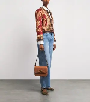 Harrods Leather Snaffle Cross-body Bag