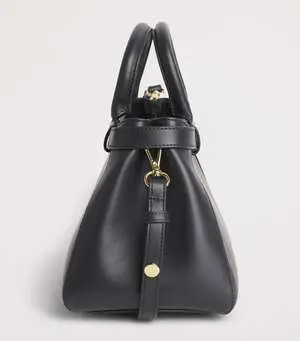 Harrods Small Leather Grace Top-handle Bag
