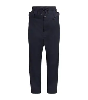 VIVIENNE WESTWOOD Layered-effect Builders Trousers - Navy