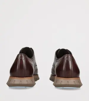 Cole Haan Leather Zerøgrand Remastered Wingtip Oxford Shoes - Brown