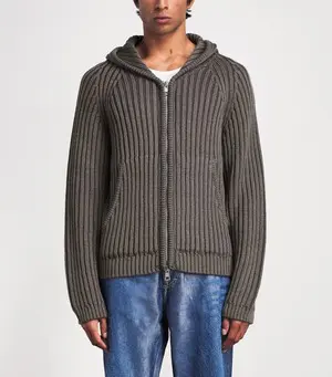 Our Legacy Merino Wool Zip-up Cardigan
