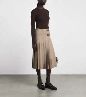 Maje Wool-silk Crew-neck Sweater