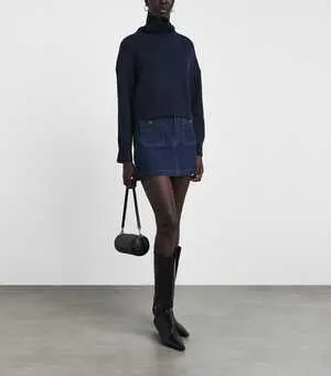 Maje Cashmere-blend High-neck Sweater