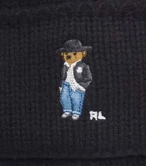 Polo Ralph Lauren Cotton Polo Bear Beanie