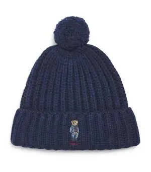 Polo Ralph Lauren Polo Bear Pom-pom Beanie - Navy