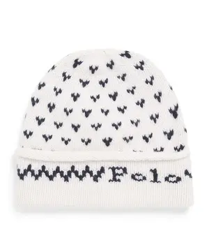 Polo Ralph Lauren Cotton Bird Beanie - Ivory
