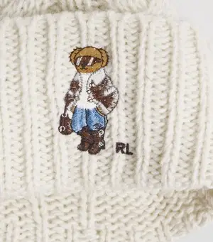 Polo Ralph Lauren Cable-knit Polo Bear Beanie