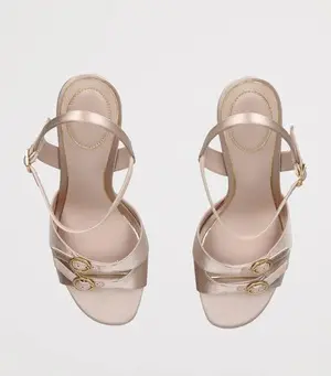 Valentino Garavani Satin Crasher Platform Heels 145