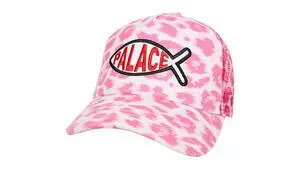 PALACE Plaice Trucker - Pink Leopard