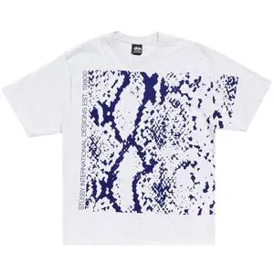 StÜssy Snakeskin Tee 'ash Heather - Grey