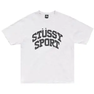 StÜssy Block Sport Tee 'ash Heather - Grey