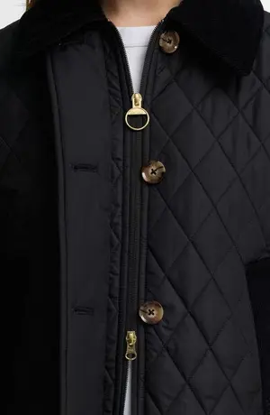 Barbour Moira Quilted Jacket - Black/shadow Classic