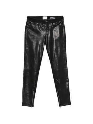 7 FOR ALL MANIKIND Skinny Leather Les