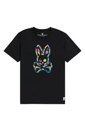Psycho Bunny Wycombe Graphic Tee - Black