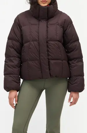 HALFDAYS Louise Down Puffer Jacket - Americano