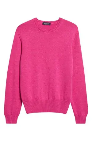 J. MUESER Chunky Merino Wool Sweater - Pink