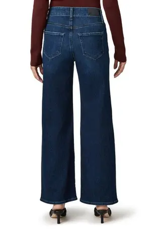 Paige Anessa High Waist Wide Leg Petite Jeans