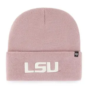 '47 Lsu Tigers Haymaker Cuffed Knit Hat - Pink